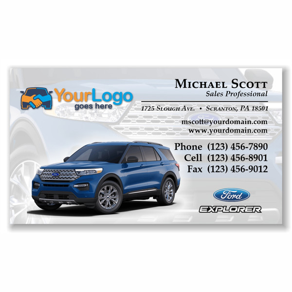 Ford Explorer Business Cards