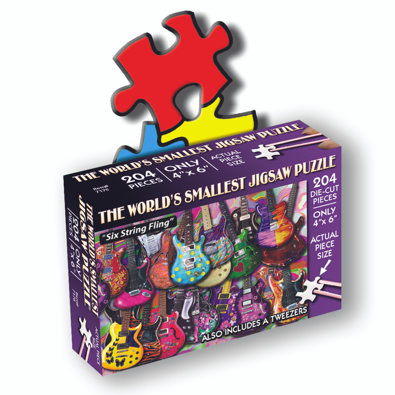 World's Smallest Jigsaw Puzzle - Six String Fling - Little Obsessed