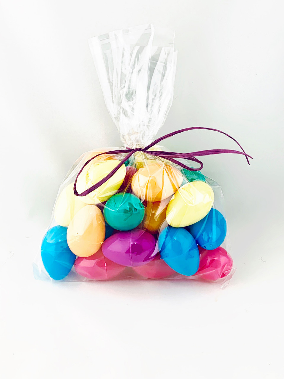 Mini Plastic Easter Eggs, 24 Piece Bag - Little Obsessed