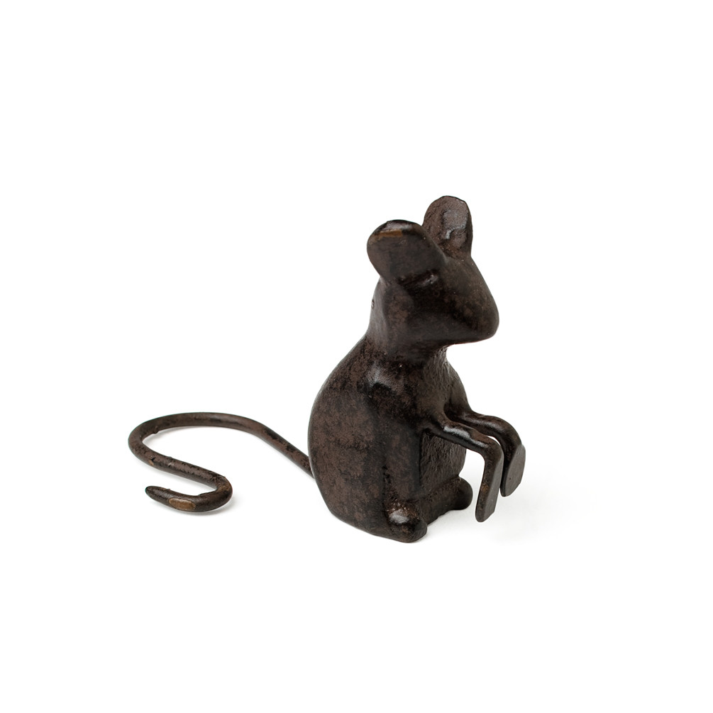 Mini Cast Iron Mouse Pot Hanger - Little Obsessed