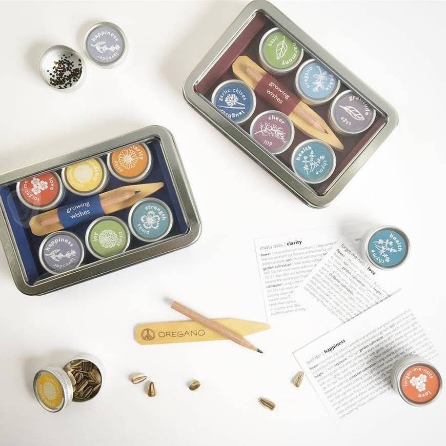Growing Wishes - Cheer Herb Mini Planting Kit - Little Obsessed