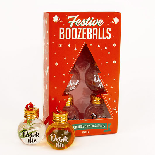 Festive Booze Balls - Little Obsessed