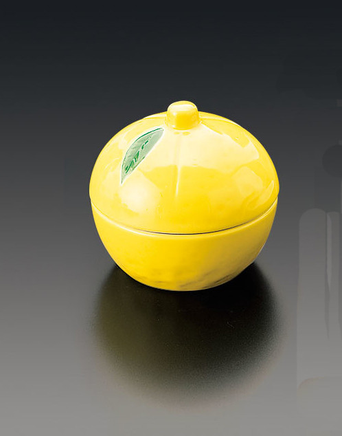 Small Ceramic Lemon Container - Little Obsessed
