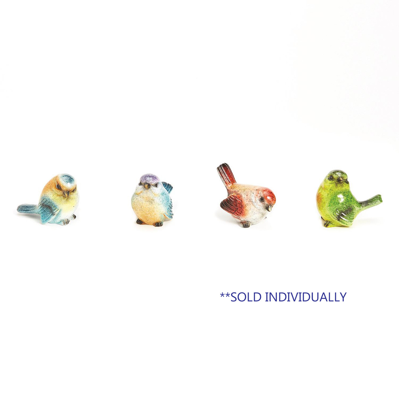 Colorful Small Resin Bird - Little Obsessed