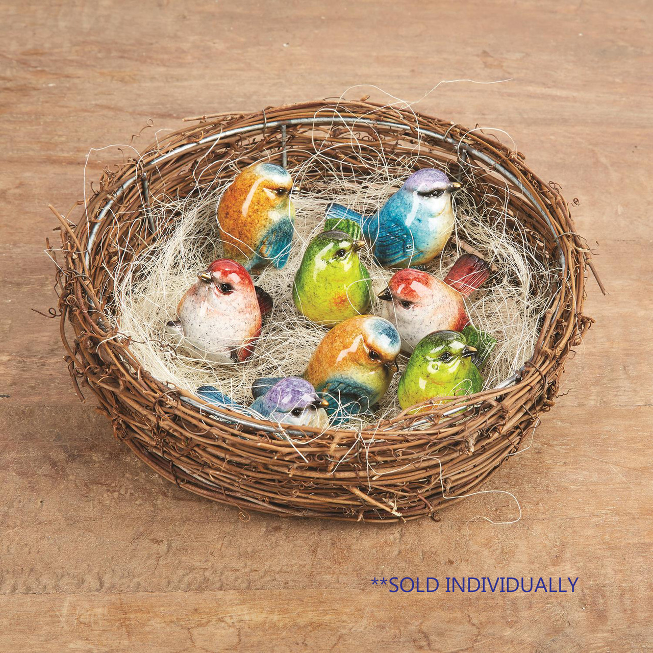 Colorful Small Resin Bird - Little Obsessed