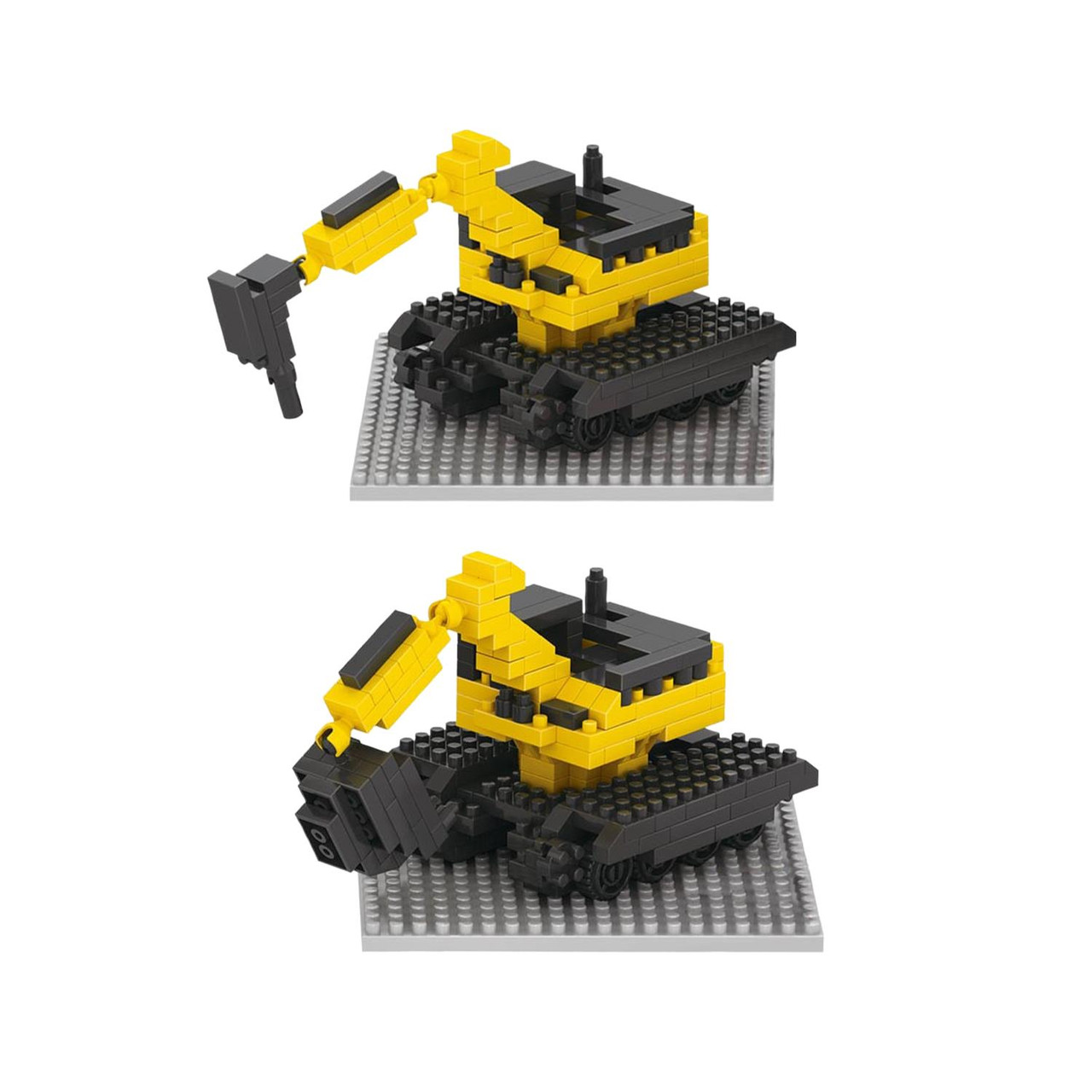 Construction Truck 2-in-1 Tiny Building Blocks - Little Obsessed
