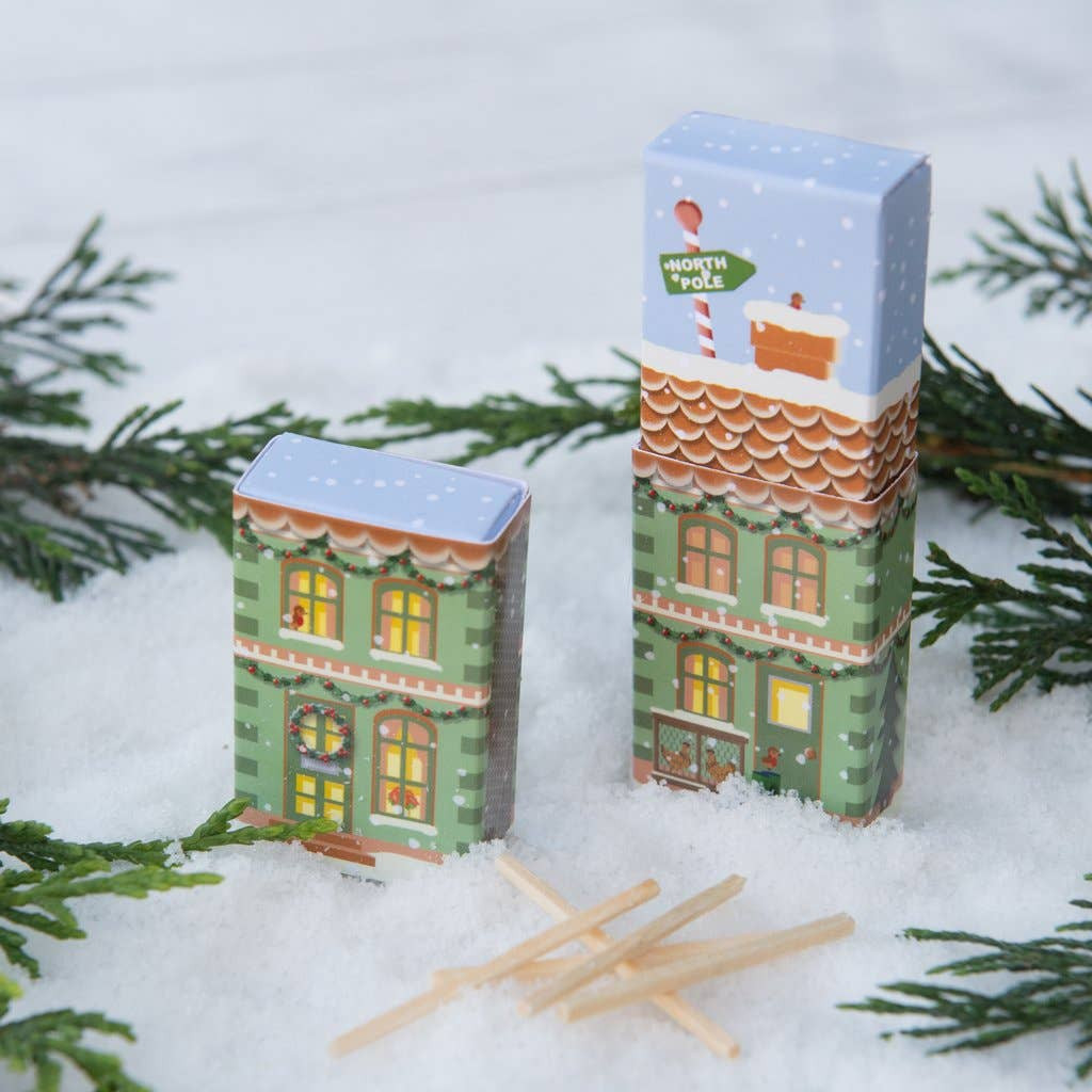 Festive Matchbox Village Puzzles, Set of 6 - Little Obsessed