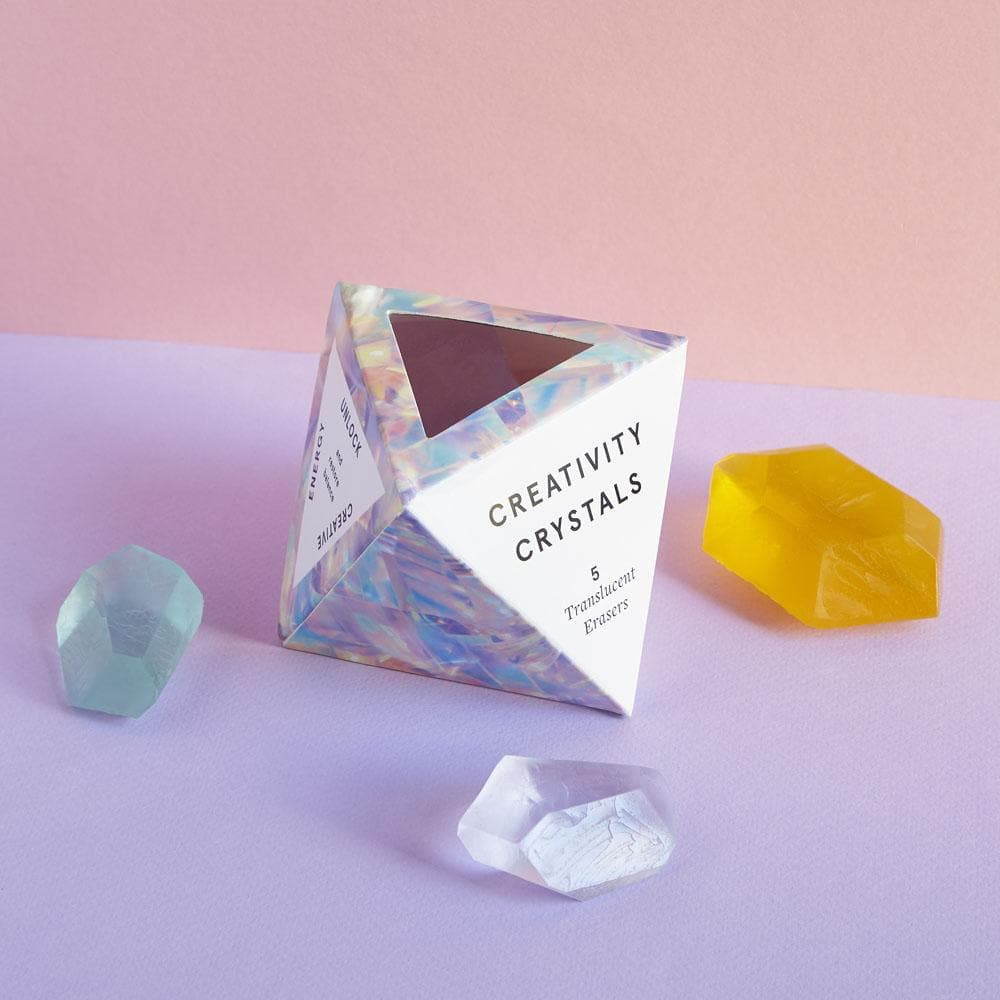 Creativity Crystal Erasers, Set of 5 - Little Obsessed