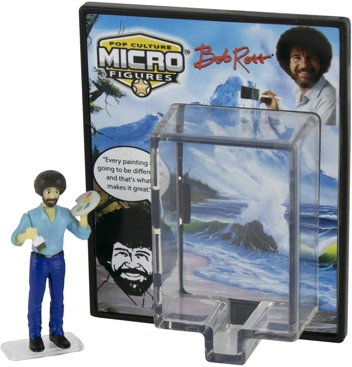 World's Smallest Micro Figures - Bob Ross - Little Obsessed