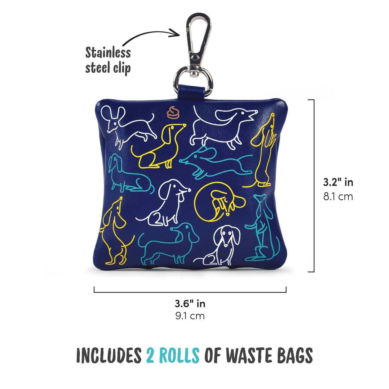 Howligans Poo Bag - Dachshunds - Little Obsessed