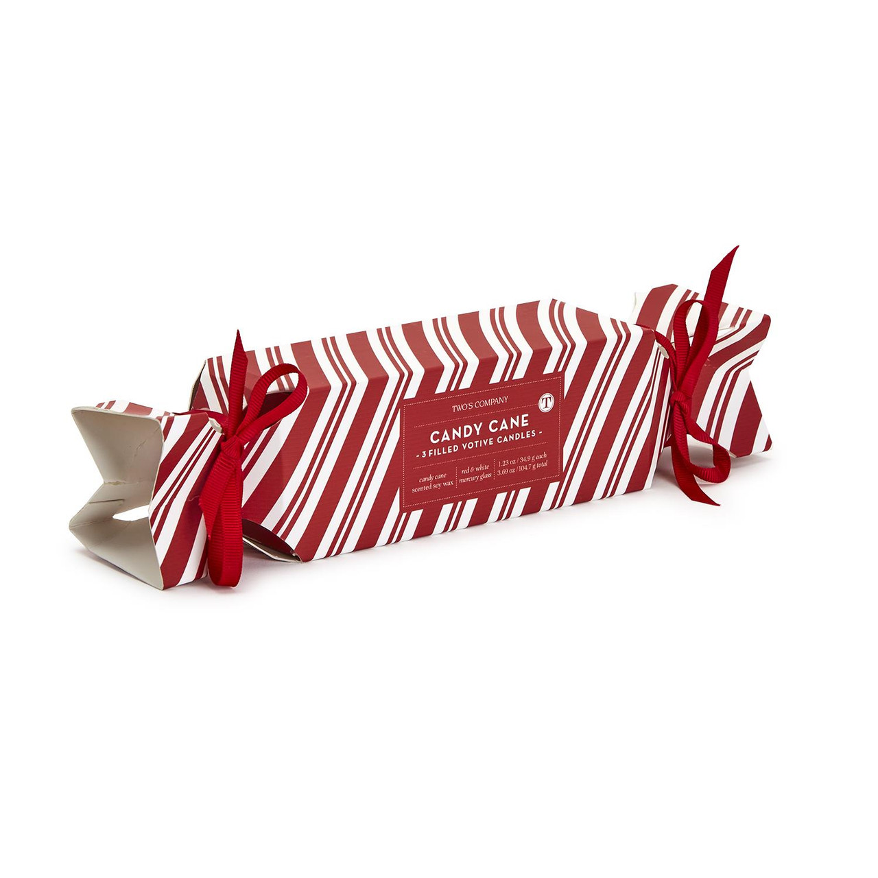 Candy Cane Candle Cracker, Set of 3 - Little Obsessed