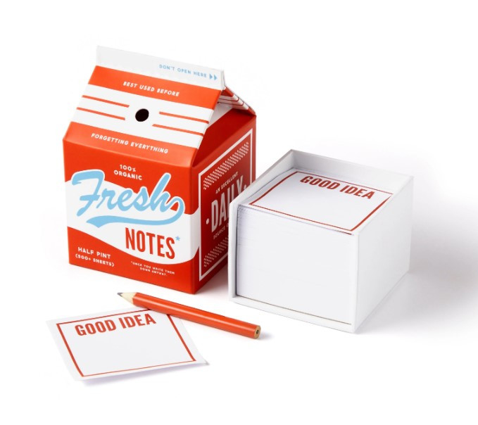 Fresh Ideas Milk Carton Note Set - Little Obsessed