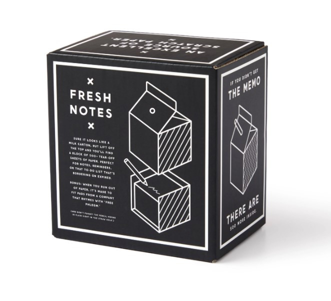 Fresh Ideas Milk Carton Note Set - Little Obsessed