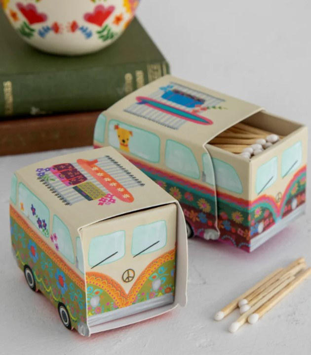 Natural Life Van Matchboxes, Set of 2 - Little Obsessed