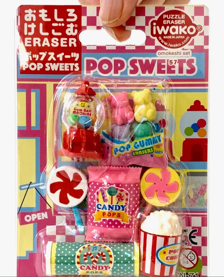 Pop Sweets Iwako Eraser Set - Little Obsessed
