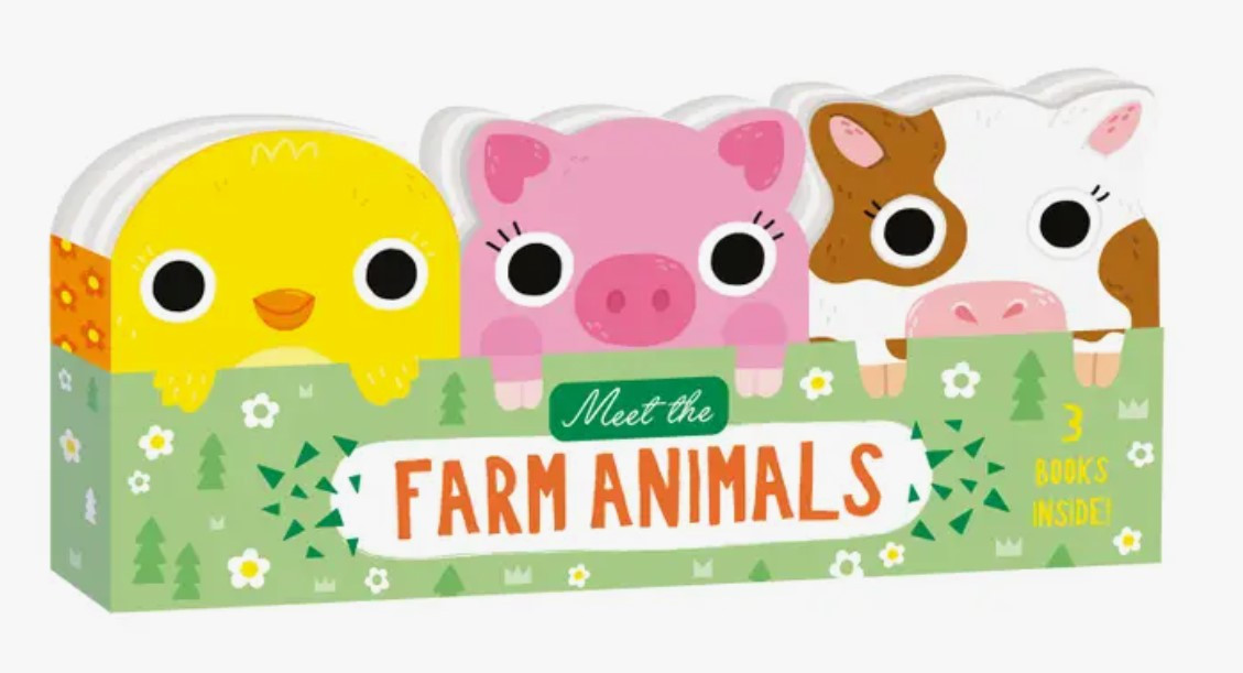 Meet the Farm Animals Board Books, Set of 3 - Little Obsessed