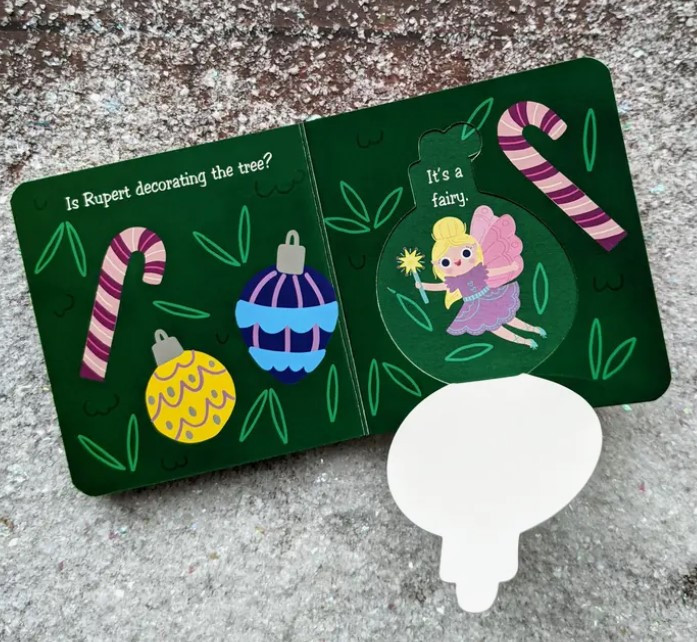 Christmas Lift The Flap Mini Board Book - Little Obsessed