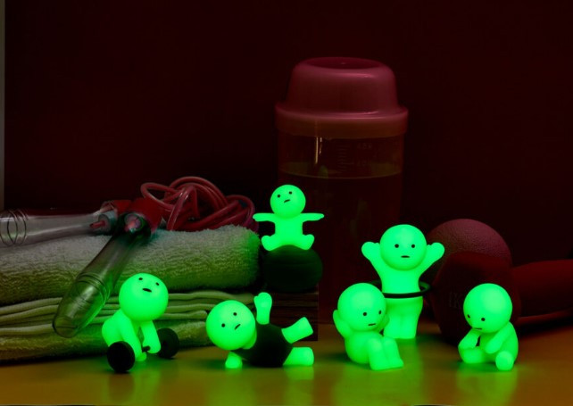 Smiski Mini Glow Figure Blind Box - EXERCISE - Little Obsessed