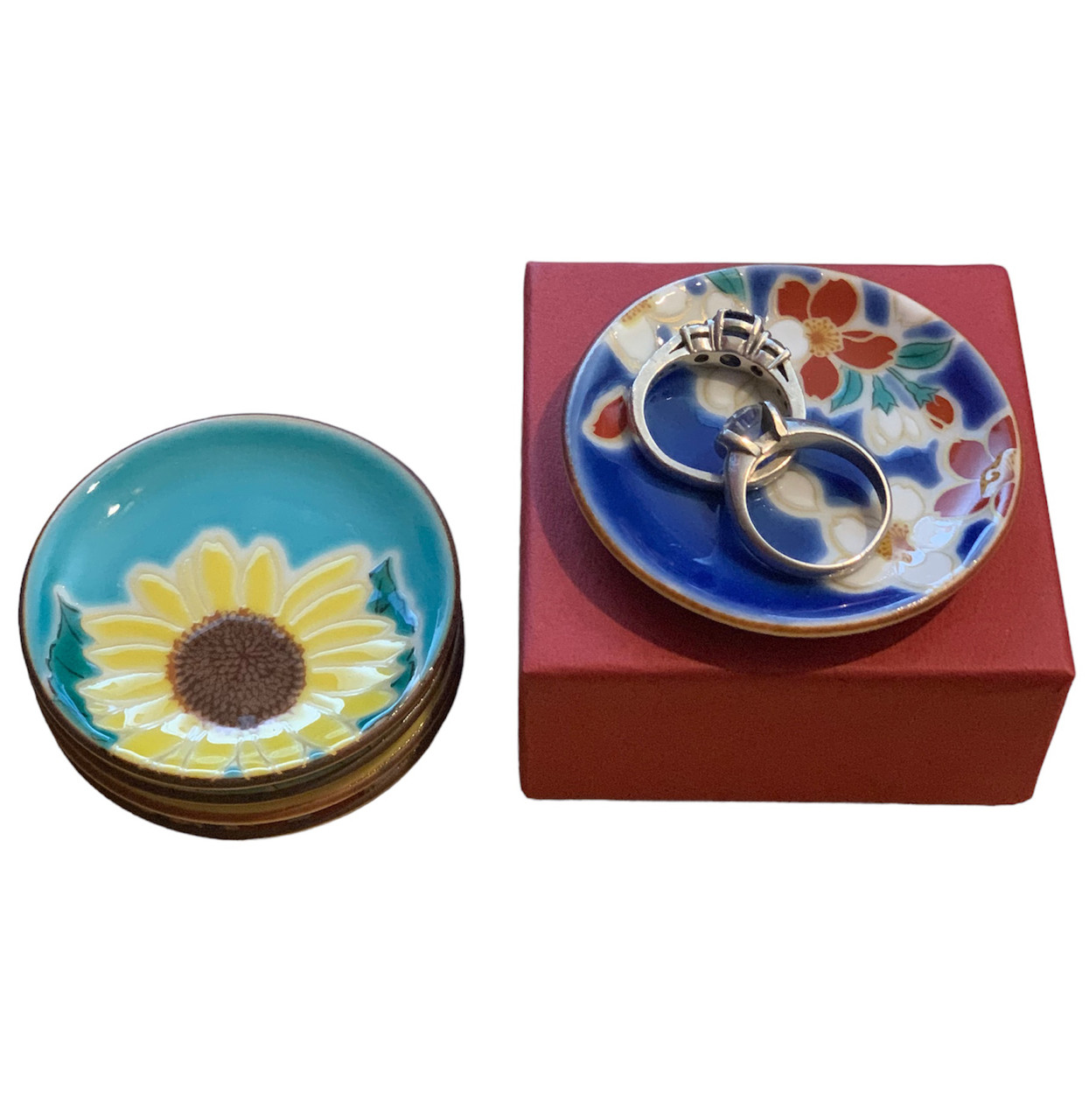 Tiny Flower Porcelain Plates, Set of 5 - Little Obsessed