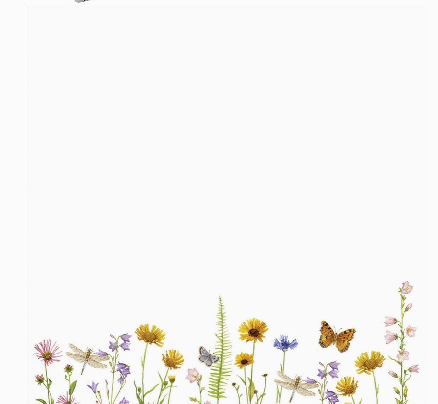 Wildflower Garden Desk Notes - Little Obsessed
