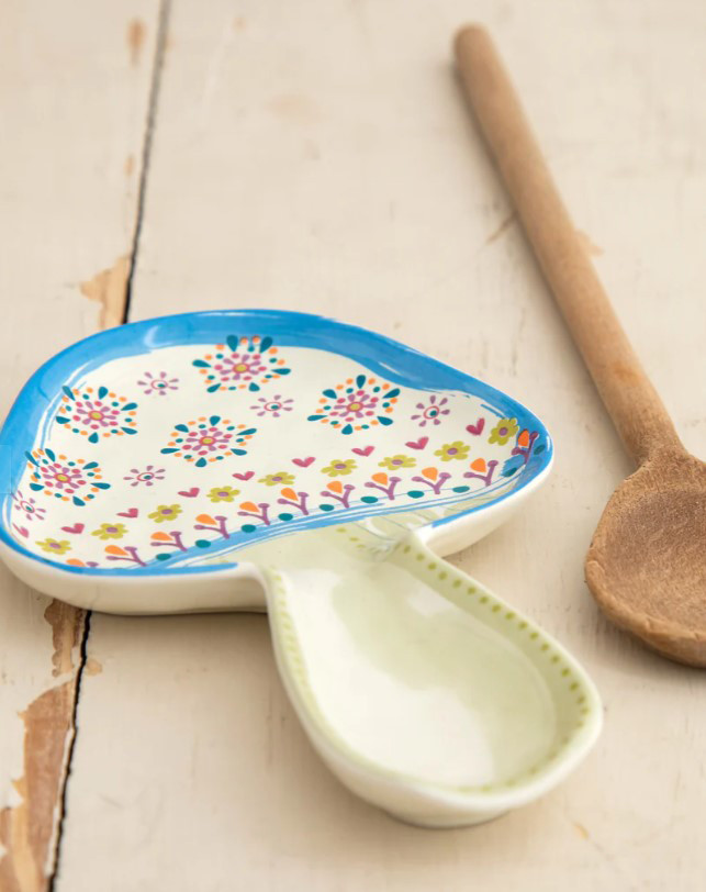 Natural Life Ceramic Mushroom Spoon Rest - Little Obsessed
