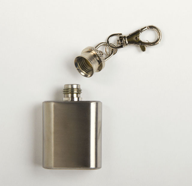 Mini Stainless Steel Flask Keychain - Little Obsessed