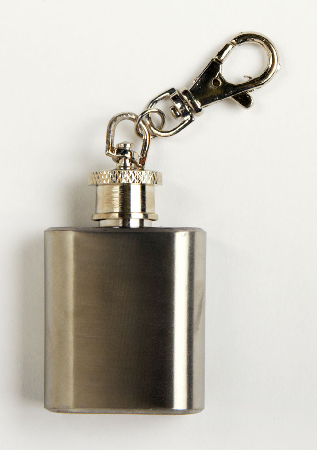 Mini Stainless Steel Flask Keychain - Little Obsessed