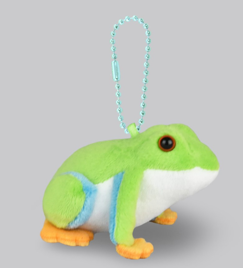 Small Tree Frog Plush Keychain - Little Obsessed