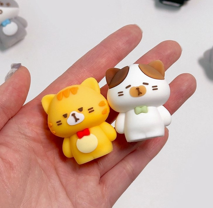 Cat Figure 3D Silicone Pencil Sharpener - Little Obsessed