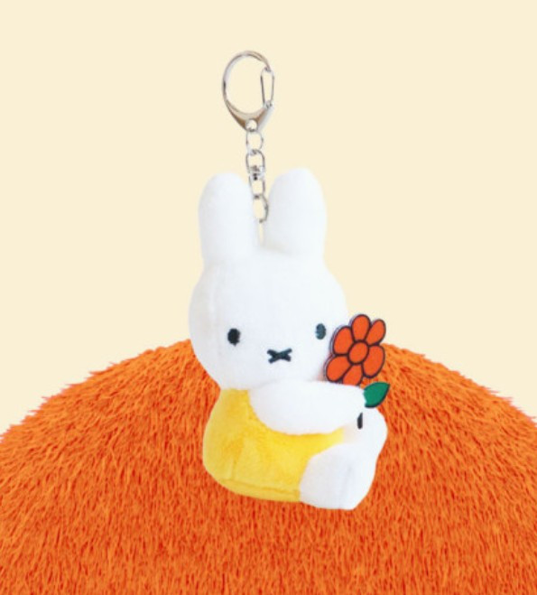 Miffy Flower Plush Key Chain - Little Obsessed