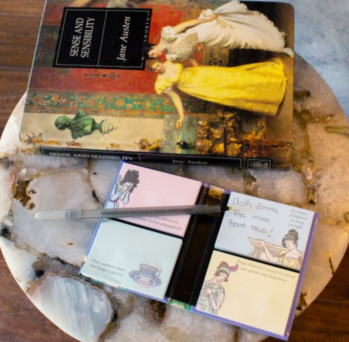 Jane Austen Sticky Notes - Little Obsessed