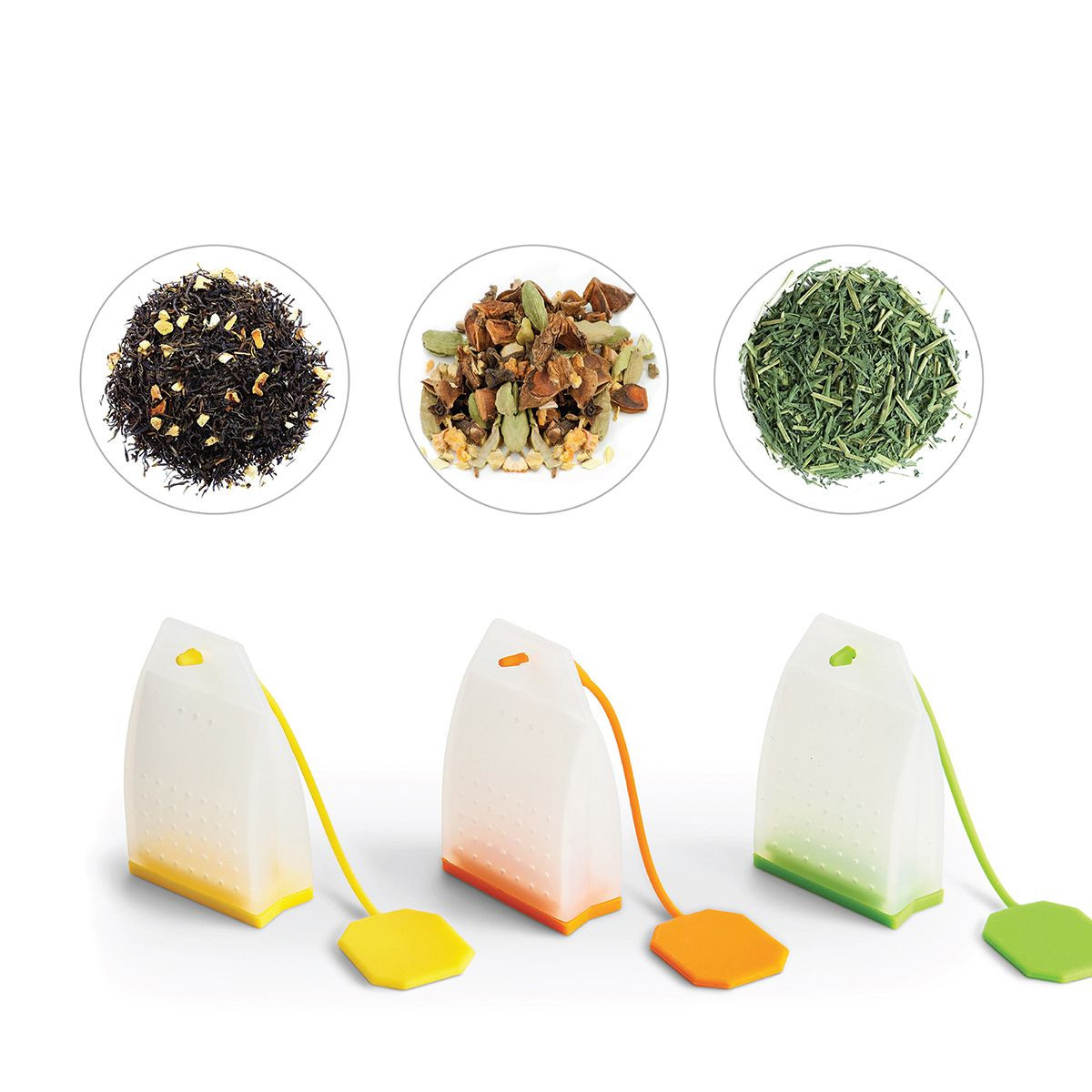Silicone Tea Infuser Bags, Set of 3 - Little Obsessed