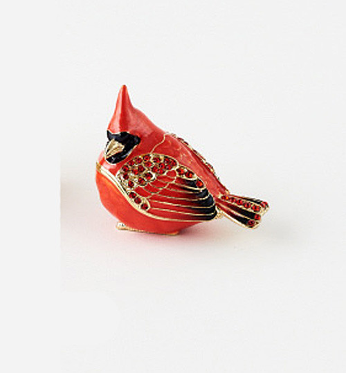 Jeweled Cardinal Box - Little Obsessed