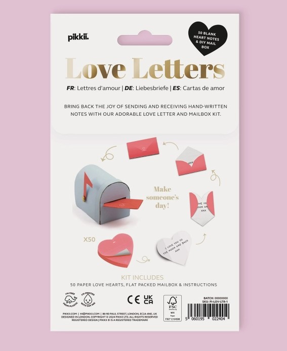 Love Letters Paper Mailbox Set - Little Obsessed