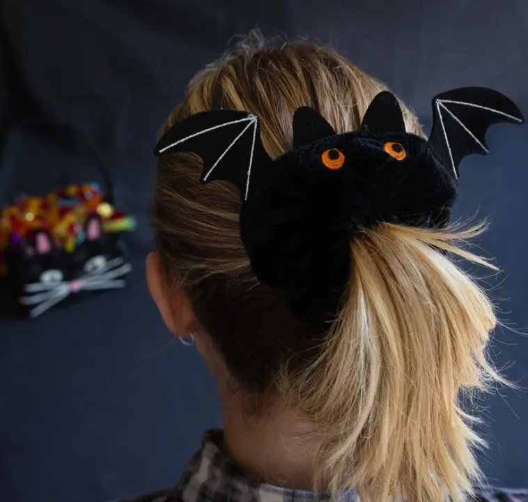 Halloween Bat Hair Scrunchie - Little Obsessed