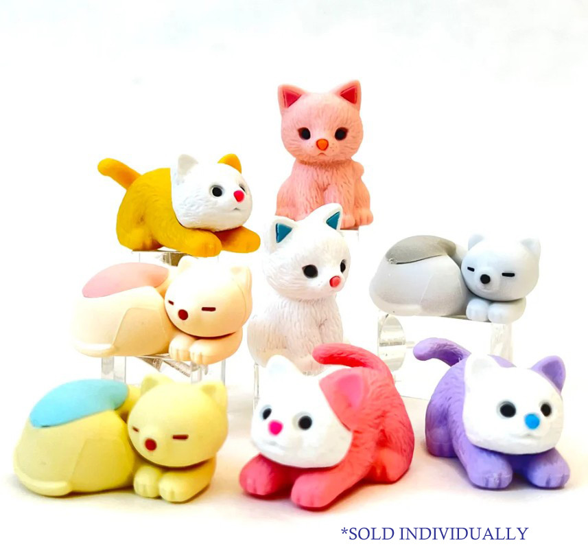 Iwako Assorted Cat Eraser - Little Obsessed