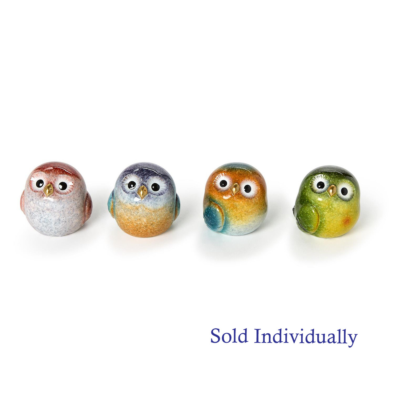 Colorful Small Resin Owl - Little Obsessed