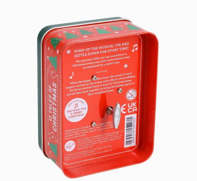 12 Tales of Christmas Keepsake Musical Tin - Little Obsessed
