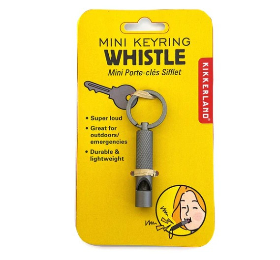Mini Whistle Key Ring - Little Obsessed