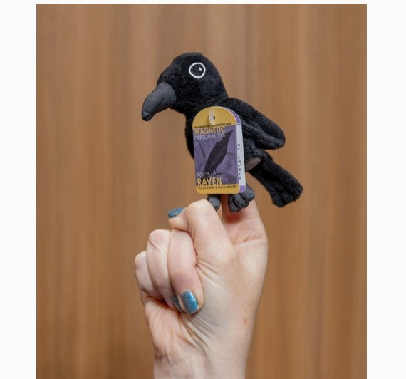 Edgar Allan Poe's Raven Finger Puppet - Little Obsessed