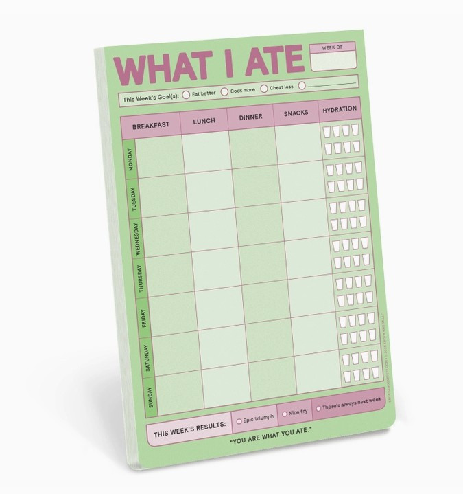 What I Ate Pad (Pastel Version) - Little Obsessed
