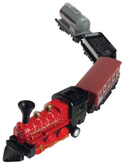 Mini Pull-Back Train Set - Little Obsessed
