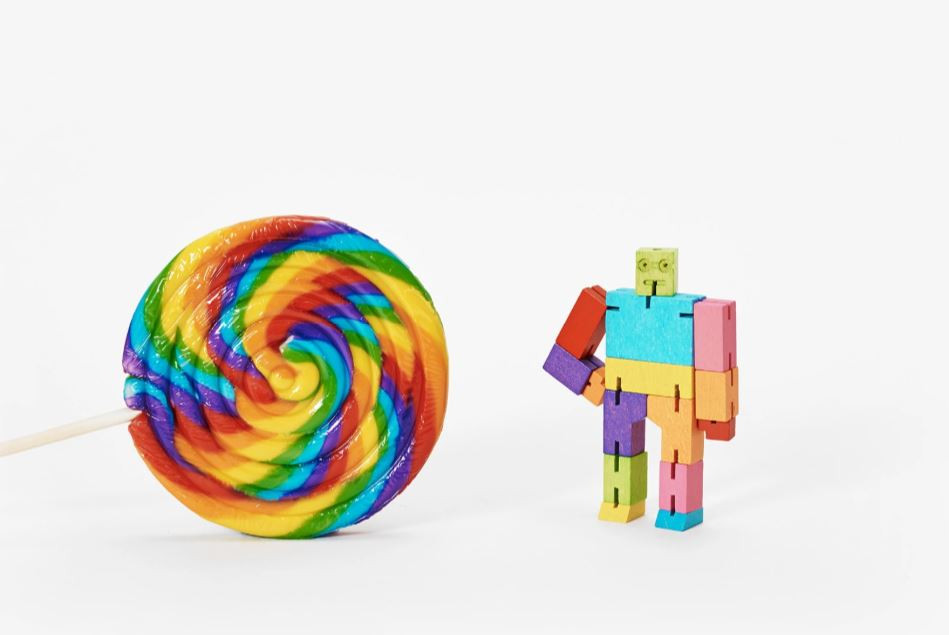Micro Cubebot - Multi Colored - Little Obsessed