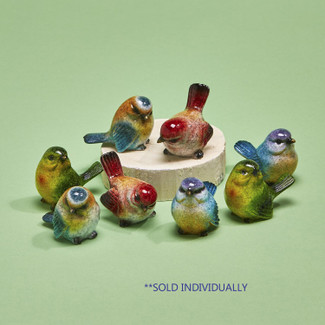 Colorful Small Resin Bird - Little Obsessed