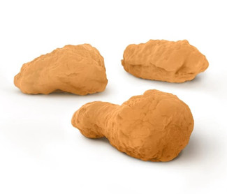 Fried Chicken Erasers, 6 pcs. - Little Obsessed