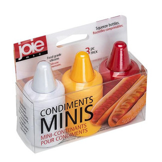 Joie Mini Condiment Squeeze Bottles, Set of 3 - Little Obsessed