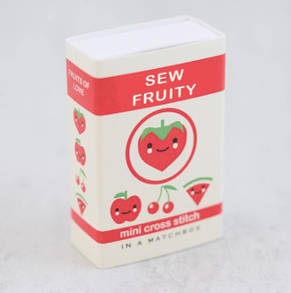 Sew Fruity Cross Stitch Matchbox - Little Obsessed
