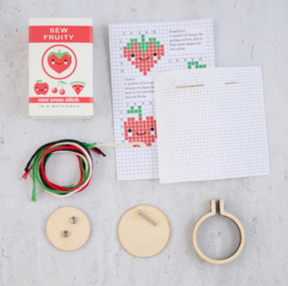 Sew Fruity Cross Stitch Matchbox - Little Obsessed