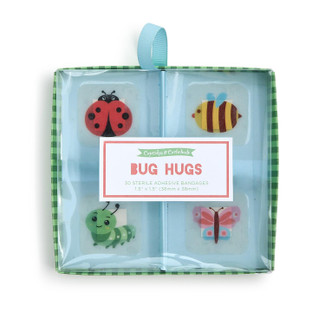 Bug Hugs Square Bandages, Box of 32 - Little Obsessed
