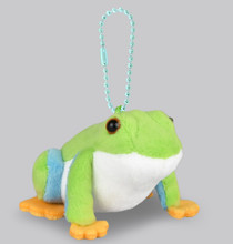 Small Tree Frog Plush Keychain - Little Obsessed